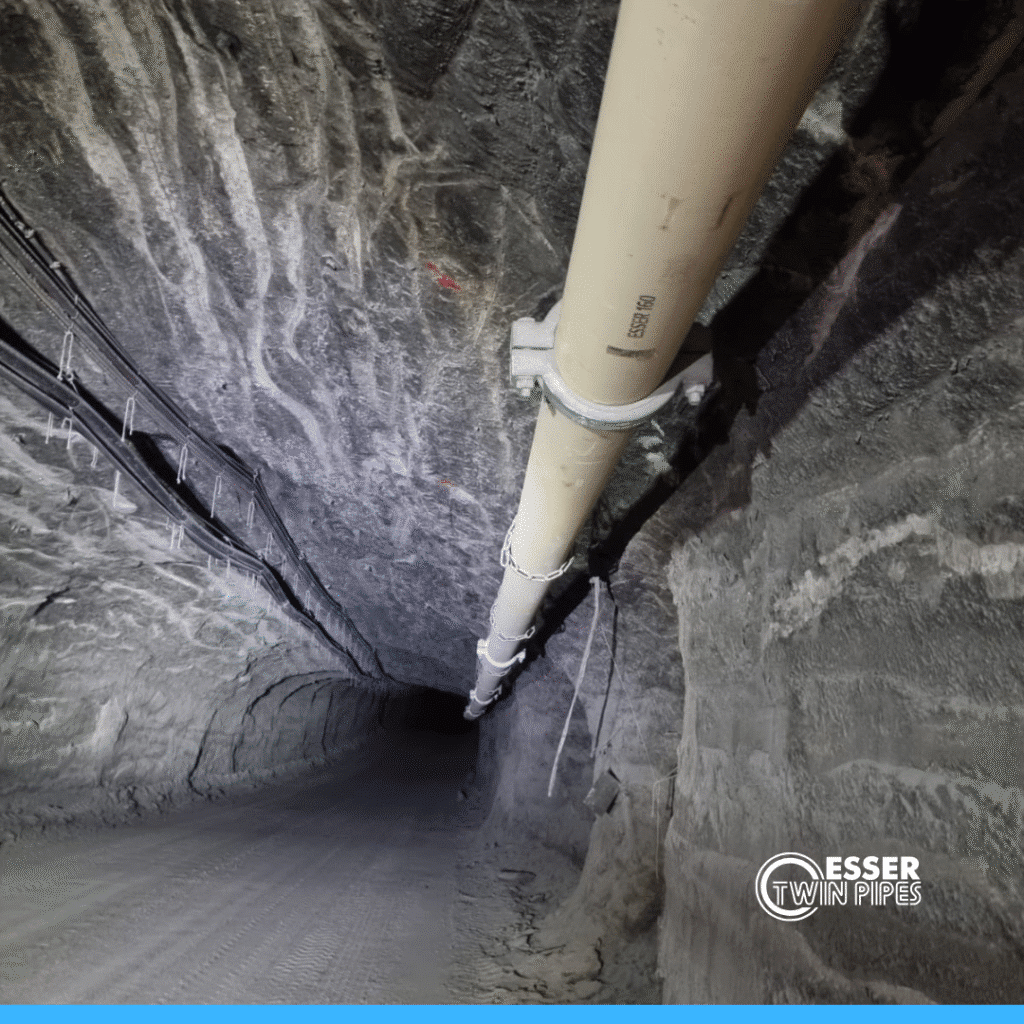 High Wear-Resistant Twin-Wall Steel Pipe - Esser Twin Pipes